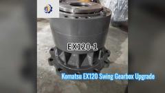 EX120-1 9196343 Komatsu Swing Motor Gearbox 9118328 Swing Reducer Gearbox