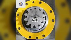 R80 Swing Motor Gearbox Metallic Gray Excavator Final Drive Excavator Parts