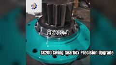 Sk200-1 24100J11091F2 Hydraulic Planetary Gearbox Excavator Hydraulic Final Drive High Precision