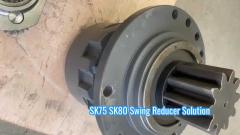 High Precision Reduction Gear Box SK75 SK80 Excavator Swing Reducer