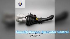 DX125 DX180 DX225-7 Excavator Joystick Handles Doosan Hydraulic Pilot Control Valve