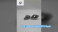KMX15 Excavator Parts Main Control Valve Solenoid Cover Repair Kit