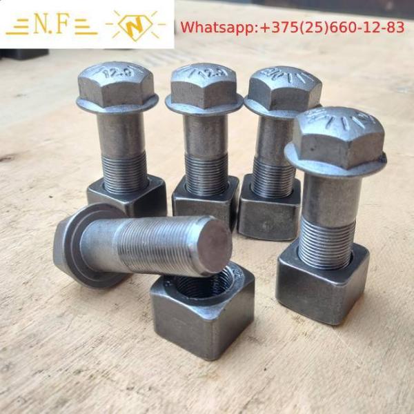 Quality M22*65 Track Shoe Bolts And Nuts For Excavator Cat336 Sk330 Js360LC Cat330 Sk350 Cr5978 6y9024 8e6103 143-4891 for sale