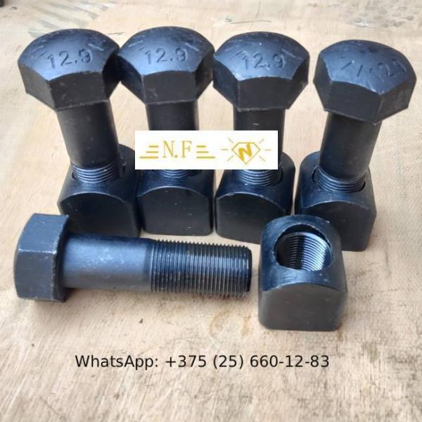 Quality 5/8" Full Nut & 5/8" x 2 1/2" Plow Bolts And Nuts for Crawler Excavator for sale