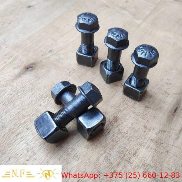 Quality Durable Bulldozer  Grade 12.9 Track Shoe Bolts And Nuts Segment Bolt & Nut for sale