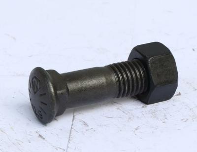 China Cat 1-8 Thread 76.2mm Long Plow Bolts And Nuts 10-Pack Exacvator Prats for sale
