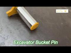 pc120 mini excavator bucket pins 45 mm 45# steel with cnc machining