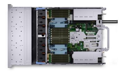 China Dell server host R750XA, rack mounted 2U, video streaming storage, super integrated database chassis for sale