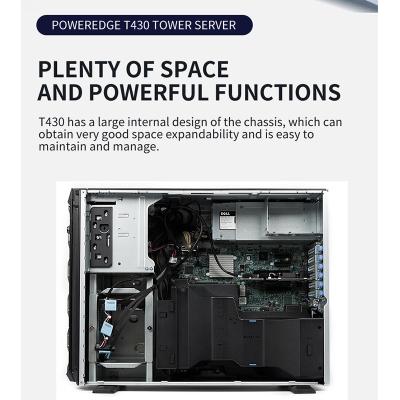Cina Server di rete Rackmount di Intel Xeon E5-2600V3 E5-2600V4 del server di stoccaggio della torre di PowerEdge T430 5U in vendita