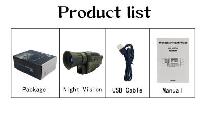 Cina telescopio binoculare di visione notturna 5X 32MP IR Infrared Night Vision di 2K 1080P in vendita