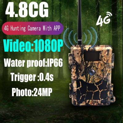 Cina CMOS 24MP Mobile Trail Camera SIM Card 4g Lte che cerca energia solare della macchina fotografica in vendita
