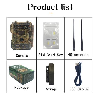 Cina Macchina fotografica alimentata solare impermeabile 4g della traccia 1080p di 16MP Mobile Trail Camera IP66 in vendita