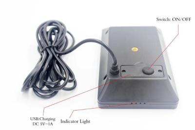Cina Accessorio della macchina fotografica della batteria del pannello 2400mAH di energia solare di IP54 9V 16w in vendita