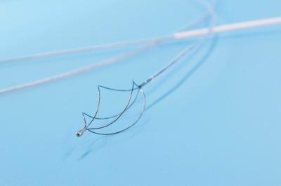 China Zilveren ronde Nitinol Steen Retrieval Basket Endoscopie gladde randen Te koop