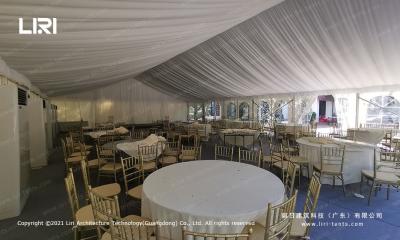 China High quality Outdoor Wedding tent with Clear PVC window sidewalls from Liri for sale
