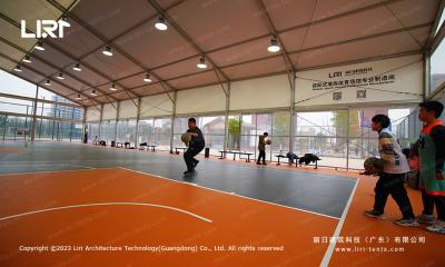China High Quality Flame Retardant M2 Sport Basketball Tents White PVC Roof Cover for sale