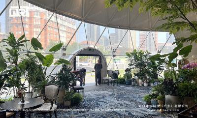 China Liri Manufacturer 3-60m Outdoor Waterproof Geodesic Dome Tent for Sale for sale