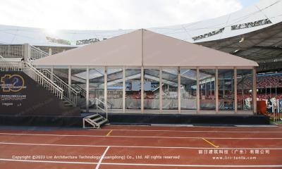 China Liri High Quality Aluminum Frame Equestrian tent Flame Retardant To DIN4102 B2 for sale