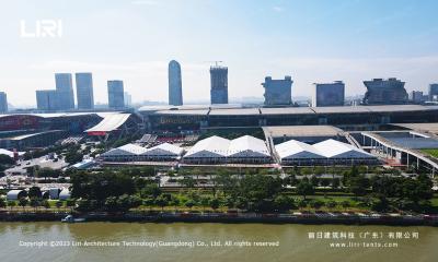 China Liri High Quality Aluminum Frame Exhibition tent Flame Retardant To DIN4102 B2 for sale