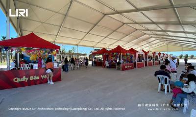 China China Liri Strong Aluminum Event Tent Flame Retardant To DIN4102 B2 for sale