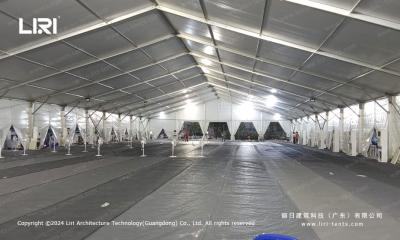 China High Quality Aluminum Warehouse Tent Flame Retardant To DIN4102 B2 From Liri for sale