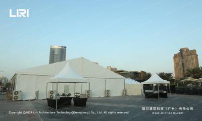 China High Quality 20x50m United Arab Emirates Aluminum Event Tent Flame Retardant To DIN4102 B2 for sale