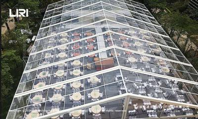 China Liri High Quality 30x40m Aluminum Frame Tents Flame Retardant To DIN4102 B2 for sale