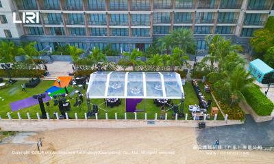 China Liri High Quality NPT9x15m Aluminum Frame Tents Flame Retardant To DIN4102 B2 for sale