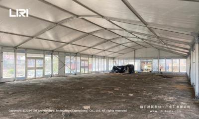 China Liri High Quality Aluminum Gala Tent 18m Flame Retardant To DIN4102 B2 for sale