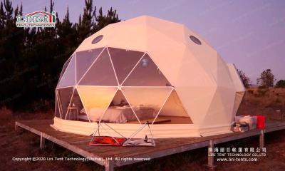 China China Manufacturer 6m Outdoor Waterproof Luxury Geodesic Dome Hotel Glamping Tent for Sale for sale