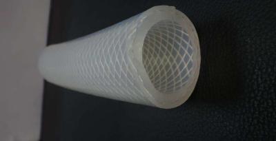 Cina Resistenza di invecchiamento della tubatura del silicone intrecciata poliestere per i materiali dell'attrezzatura dell'alimento in vendita