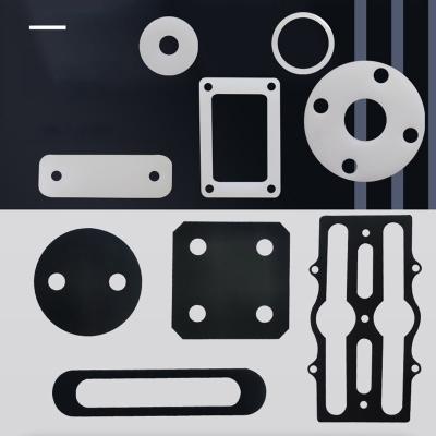China Custom Die-Cut High Temperature Pressure Silicone Rubber Gasket Seals 3M Self-Adhesive for Mechanical Applications for sale