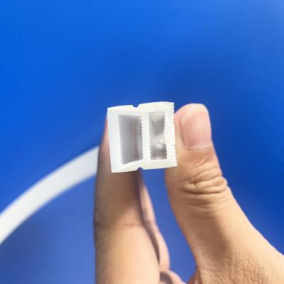 China Custom Shape Mixed Color LED Strip Flexible 12V 24V High Transmittance Silicone Lighting Rope Tube for sale