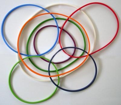 China Odourless Colored Silicone O Rings Diameter 20 Mm To 1500mm For Sealing for sale