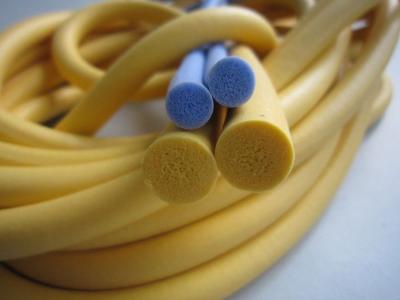 China Closed Cell Silicone Foam Strip Food Grade Silicone Foam Insulation Strips for sale