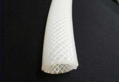 China High Purity Braided Silicone Tubing LFGB Approved For Pressurized Fluid Transfer for sale