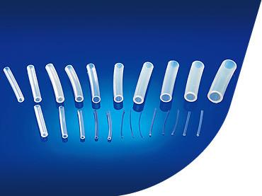 Cina Gamma blu della tubatura 0.5-100mm OD della gomma di silicone del commestibile, durata della vita lunga in vendita