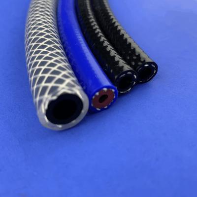 Cina La tubatura del silicone intrecciata generatore dell'ossigeno di FDA ha rinforzato il tubo flessibile intrecciato fibra in vendita