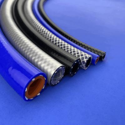 Cina Il tubo flessibile di rinforzo protetto contro le esplosioni resistente del silicone dello strappo ha intrecciato in vendita