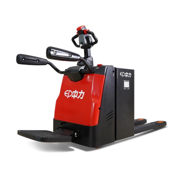 Quality Hydraulic Double Riding Walking Pallet Stacker Jack For Logistics Warehouses for sale
