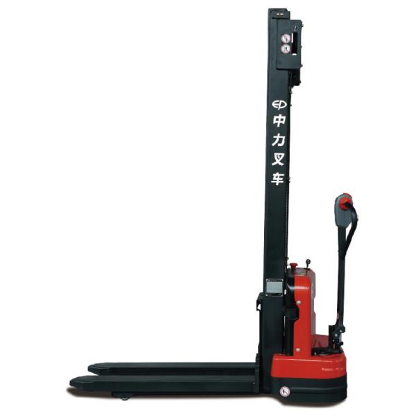Quality Compact Straddle Pallet Stacker Forklift Hydraulic Lifting Customized for sale