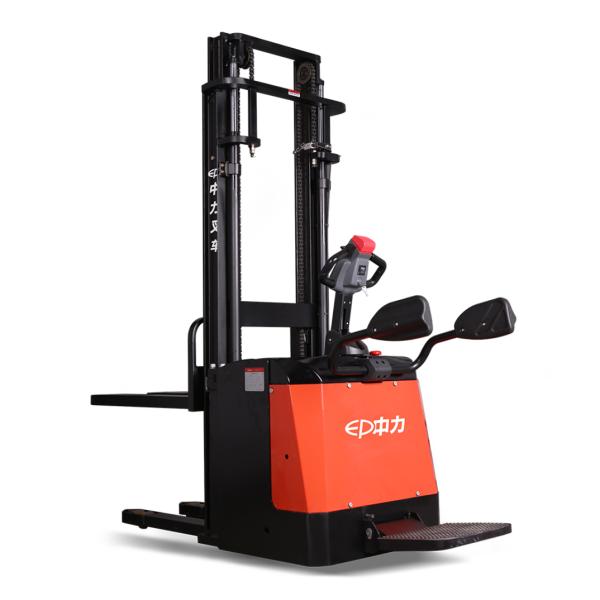 Quality Odm Palletized Walkie Electric Straddle Lift Stacker For Bulk Inventory Stacking for sale