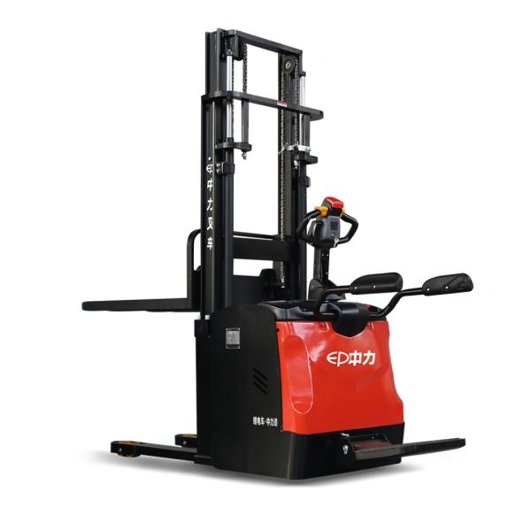 Quality 280AH Battery Powered Straddle Stacker Lift For Pallet Handling Distribution for sale