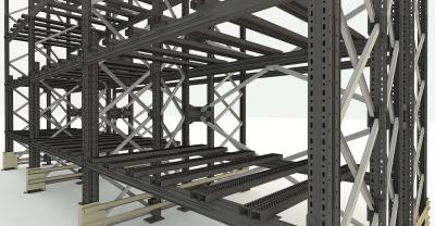 China Heavy-Duty Warehouse Racking/ Industrial Shelving/ Storage Shelves/Storage Racks for sale