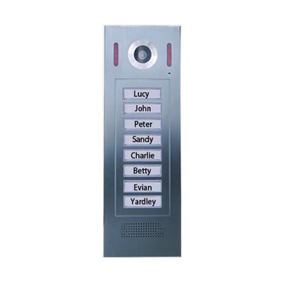 China Direct Call for 8 houses GSM/3G Flush Mounted Wireless Video Door Phone Wireless Door Intercom System for 8 apartments for sale