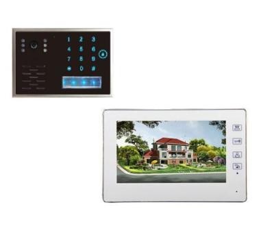 China 7 inch Smart home security video door phone intercom system with keypad for villa for sale
