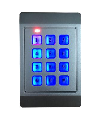 China Silver/White/Champaign gold Color Password keypad door opener standard door access control system with backlight for sale