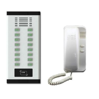 China Wires 16 Buttons Direct-call Audio Intercom System 2 wire audio intercom system for sale