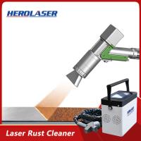 China Fiber Laser Rust Remover Cleaning Machine 100W 200W Portable Handheld Pulse Cleaner for sale