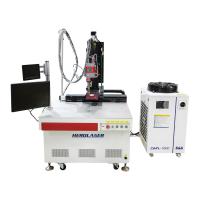 China 4 Axis Automatic Laser Welder 500x300mm CNC System with Rotary Jig for Precision Metal Welding for sale
